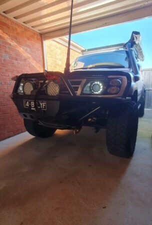 NISSAN PATROL GU Y61 winch bar / Comp bar. | Nissan Patrol Parts ...