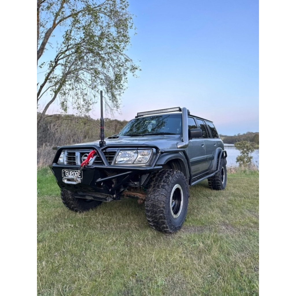 Nissan Patrol GQ winch bar/Comp bull bar suit high mount 4x4- NO body ...
